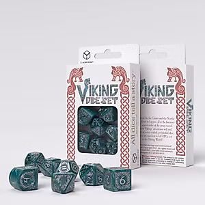 Q-Workshop Viking RPG Dice Set Mjolnir