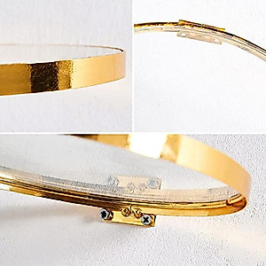 #N/a Floating Shelf Wall Mounted, Rustic Iron Shelf and Glass Shelf for Office Bedroom Kitchen Living Room - L