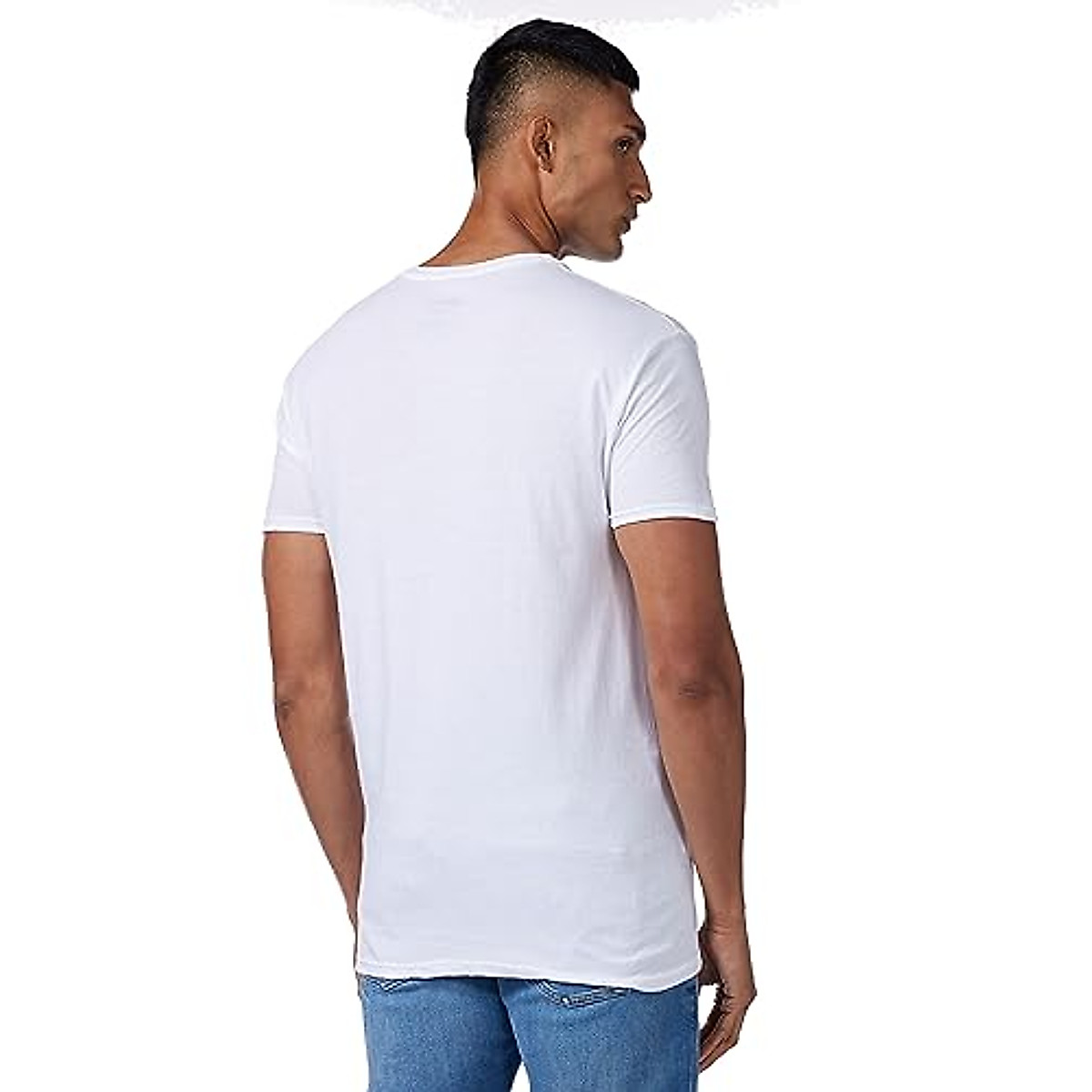 Hanes Men Hanes Men's Cotton Undershirt, Moisture-Wicking Crew Tee Undershirts, Multi-Packs Available