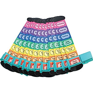 Really Good Stuff Mini Behavior Trackers (Set of 12) – 8⅜"H Each – Encourage Students to Monitor Behavior by Moving Slider – Personal Behavior Tracker for Student Desks – Foster Behavior Awareness