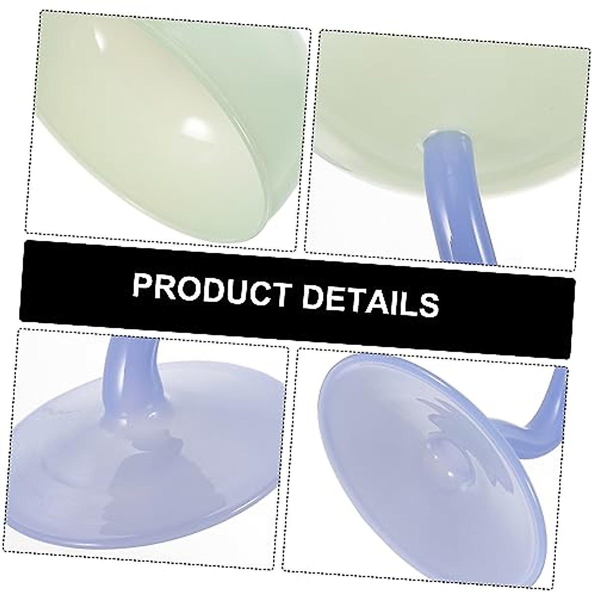 Abaodam Kids Glasses 2pcs Wine Frodge Ice Salad Cream Pudding Glass Bowl for Mousse Small Dessert Cocktail Yogurt Condiment Fancy Wedding Blue Dish Sundae Birthday Mini Dessert Cup