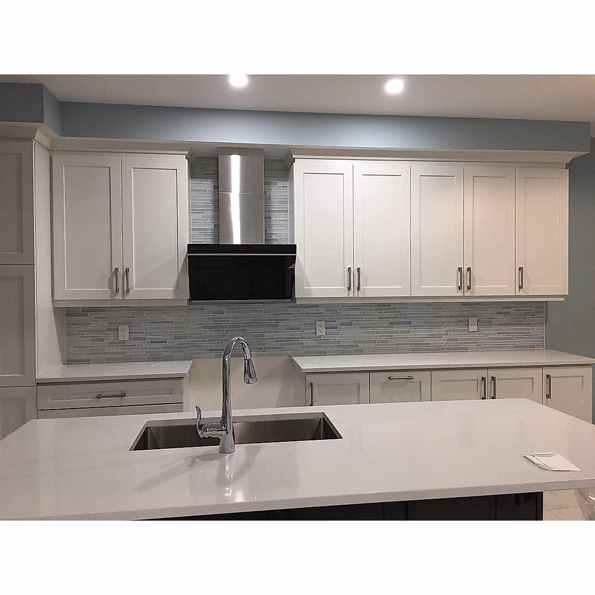 FOTILE Adjustable Decorative Chimney Cover-8' Ceiling Applied-JQG7501,JQG7522,JQG7505,JQG9001 Range Hoods, Stainless Steel