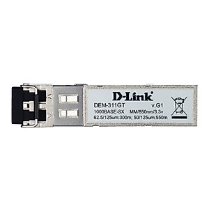 D-Link Gigabit Ethernet Optical Transceiver Multimode 1000BASE-SX SFP Module (DEM-311GT)