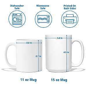 Personalized Name & Initial Letter Monogram Floral Alphabet White Coffee Mug Cup 11 15 Oz, Alphabet Accent Cup, Vintage Initial Monogram Travel Mug Gift For Men Women,Custom Name Initial Alphabet Mug