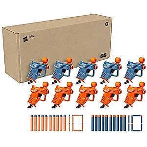 NERF Elite Ace SD-1 Party Pack, 10 Blasters, 20 Darts, Kids Party Favors, Perfect Easter Basket Stuffers, Great Easter Gifts for Kids or Easter Toys for 8 Year Old Boys & Girls & Up (Amazon Exclusive)