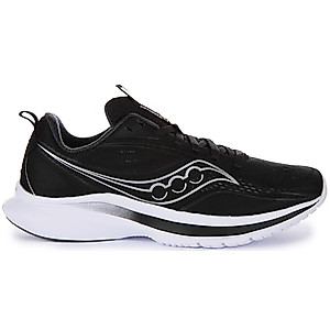 Saucony Women's Kinvara 13 Running Shoe, Black/Silver, 11 Wide