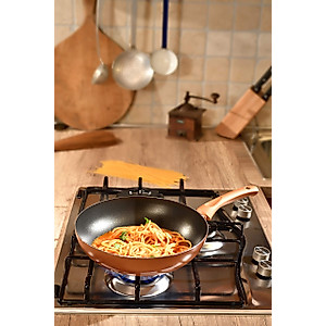 Ravelli Italia Linea 20 Non Stick Wok Stir Fry Pan, 11inch