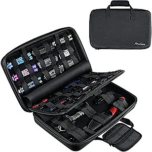 ProCase Knife Display Case for Pocket Knives, 69 Slots EDC Mini Knife Storage Holder Box, Butterfly Cuchillo Collection Organizer, Folding Knife Pouch Carrier Bag Protector for keeping Knives -Black