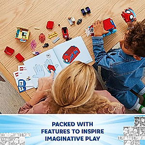 LEGO Marvel Team Spidey's Mobile Headquarters 10791 Building Set - Featuring Miles Morales and Black Panther Minifigures, Spidey and His Amazing Friends Series, for Boys, Girls, and Kids Ages 4+