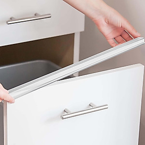 Cabinet Hero Drip Ramp - Slip-On Cabinet Edge Protector, Max Water and High Moisture Protection, Prevents Water Damage, Discoloration, Chipping and Peeling – 3/4" Thick, 18" Length, Clear – Pack of 2