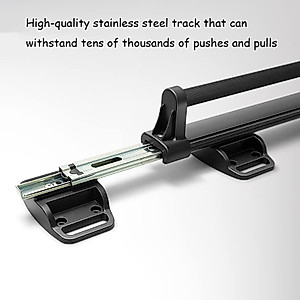 Pull Out Clothes Hanger Rod Adjustable Wardrobe Clothing Rail,Extendable Clothes Rail,Closet Clothes Hanger Rail (40CM)