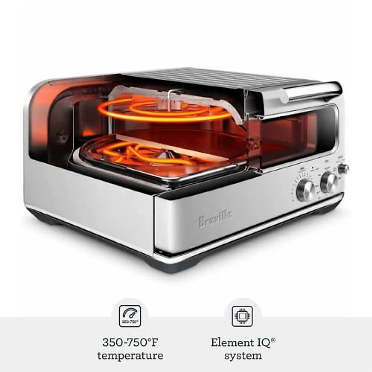 Breville Smart Oven Pizzaiolo Pizza Oven, BPZ820BSS, Brushed Stainless Steel
