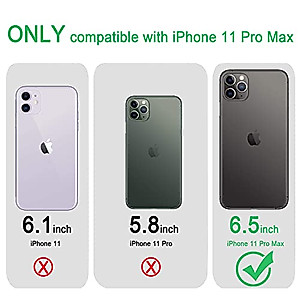 JJGoo Compatible with iPhone 11 Pro Max Case Clear, Transparent Soft Shockproof Protective Slim Thin Bumper Cover Phone Case- 6.5 inch