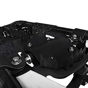 FLASHTEK 21/25/30 Inches Light Weight Snowshoes for Women Men Youth Kids, Aluminum Terrain Snow Shoes. (25", Honeycomb Black)