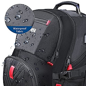 Laptop Backpack for Men, Extra Large Backpack, Travel Backpack Airline Approved Carry On Backpack 50L, Water Resistant Business College School Bookbag Work Bag Fits 17 Inch Laptops Gifts for Men Women