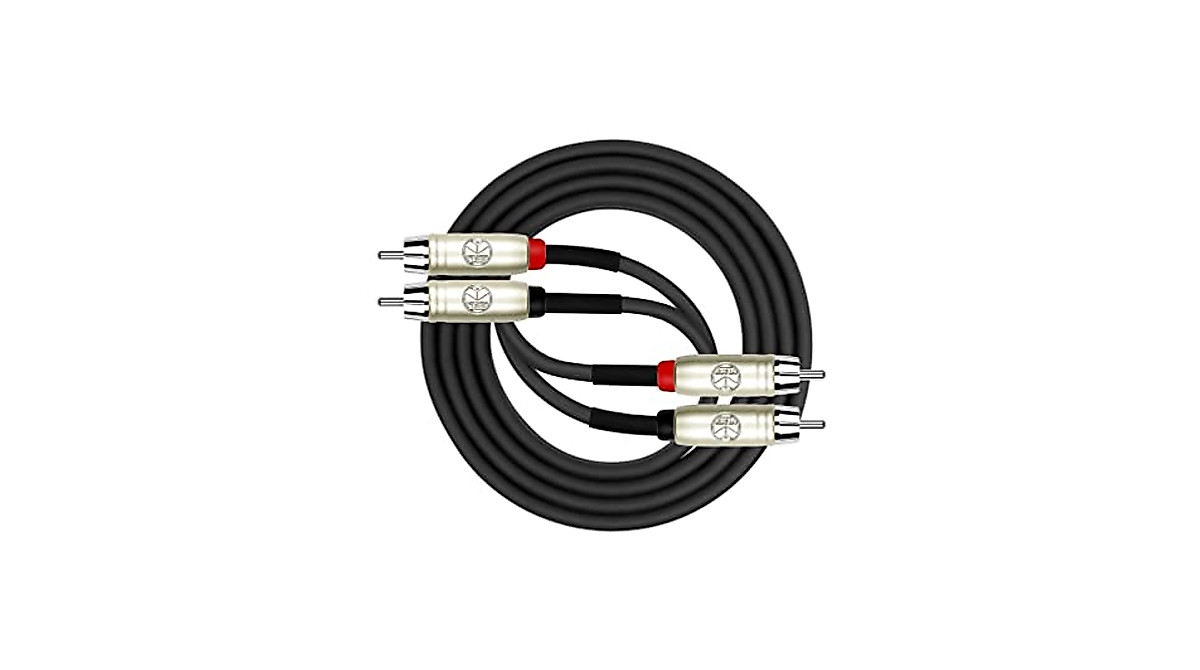Kirlin 6ft Dual RCA to Dual RCA Patch Cable - AP-401PR
