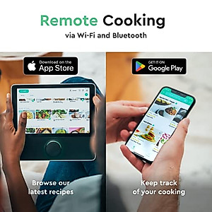Multo By CookingPal, Smart Compact Countertop Multi-Functional Food Processor With Guided Recipes | WiFi Built-In | Chop, Knead, Steam And Cook All-In-One Cooker. (Renewed)