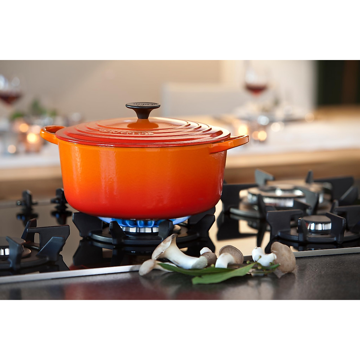 Le Creuset Enameled Cast-Iron 9-Quart Round French Oven, Flame
