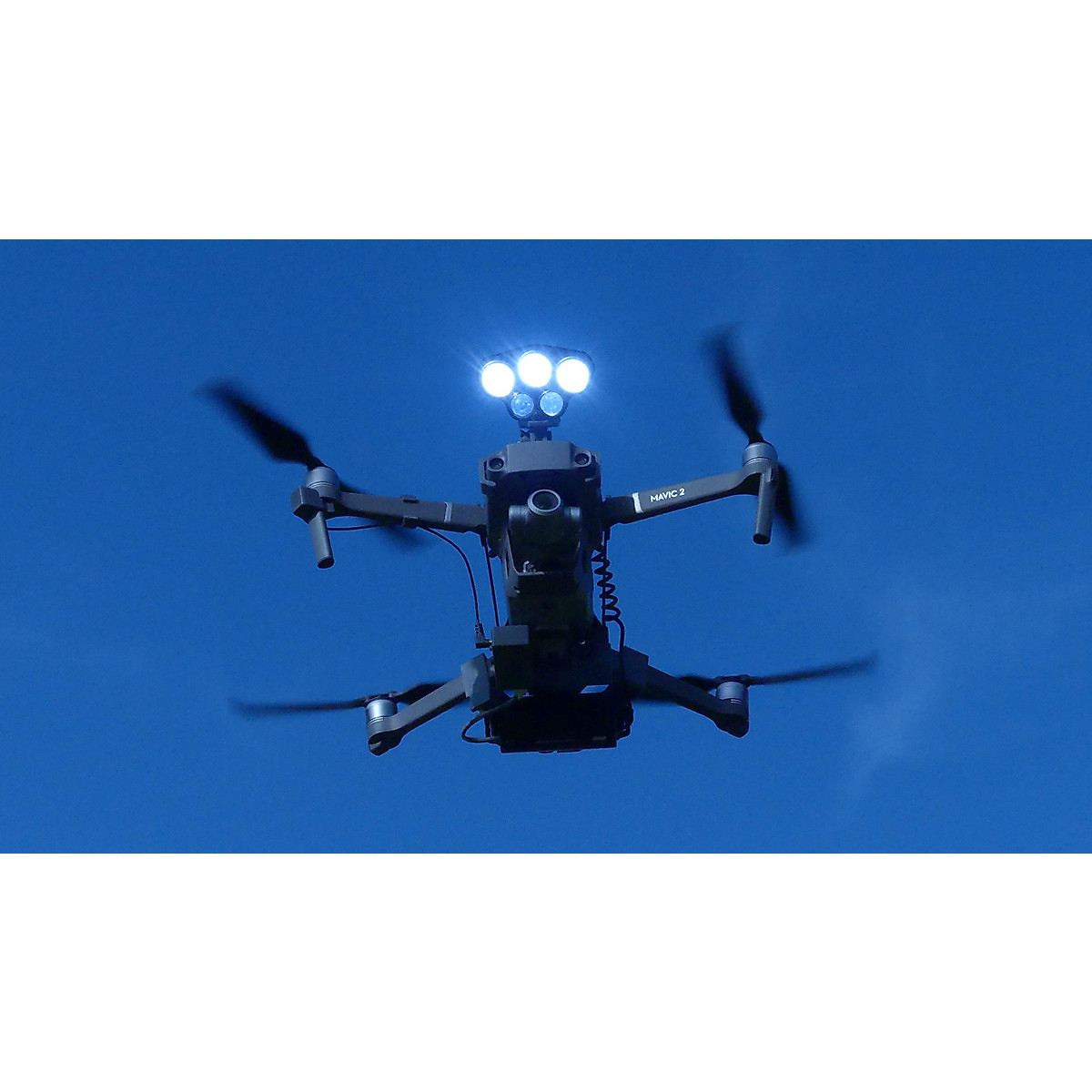 Professional Release and Drop Plus Device with LED Light Searchlight Bundle for DJI Mavic 2 Zoom/Pro/Enterprise/Dual, for Drone Fishing, Bait Release, Search & Rescue, Payload Delivery, Fun Activities