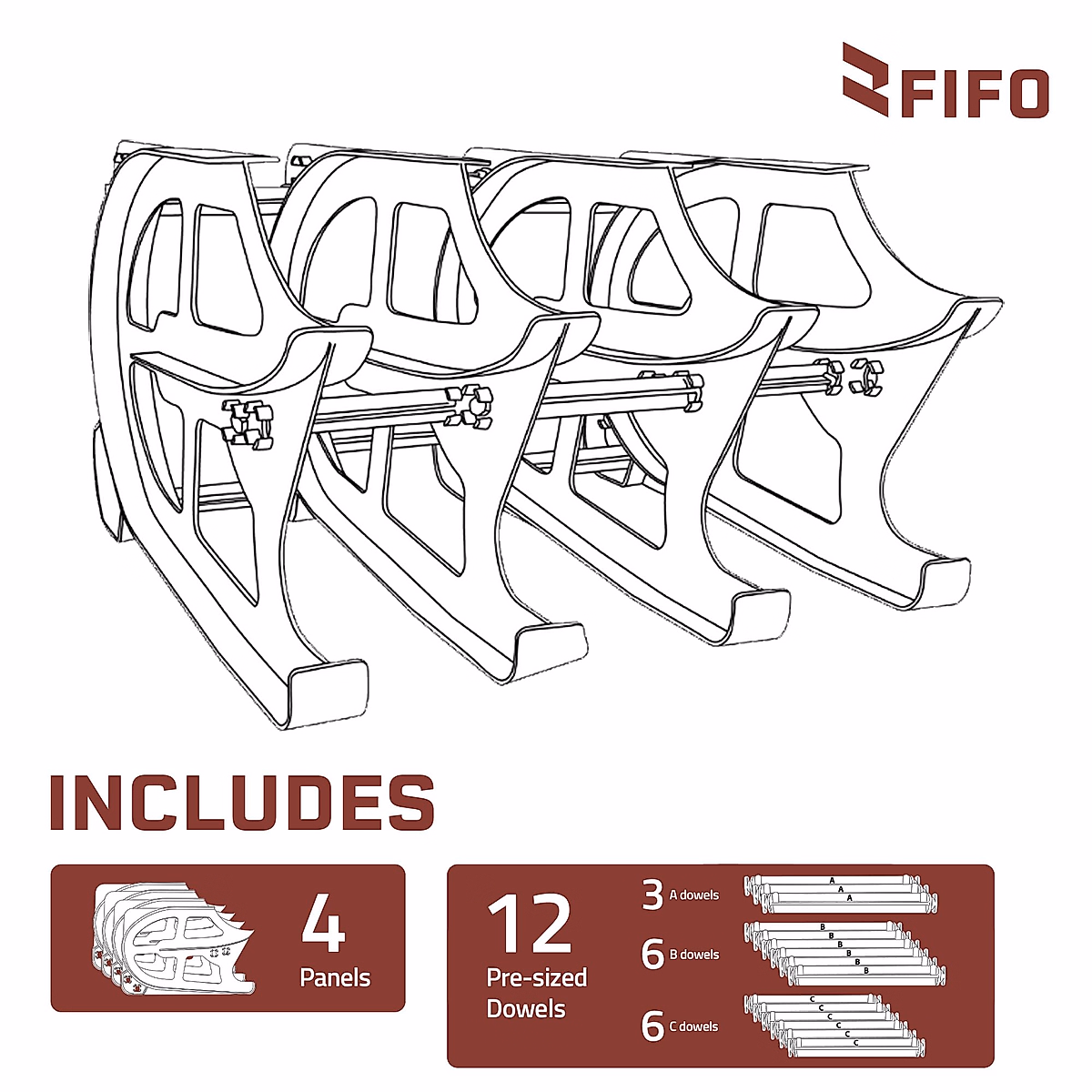 FIFO Mini Can Tracker Stores up to 30 Cans | Rotates First in First Out | Storage for Home Cupboard, Pantry and Cabinet | Organize Your Kitchen | 4" Cans or Taller (Mini Can Tracker - 30 cans)