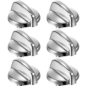 WB03T10325 Knobs Burner Control Knobs Compatible with General Electric GE Range Cooktop Knob 2691864 PS3510510 (6 Packs)