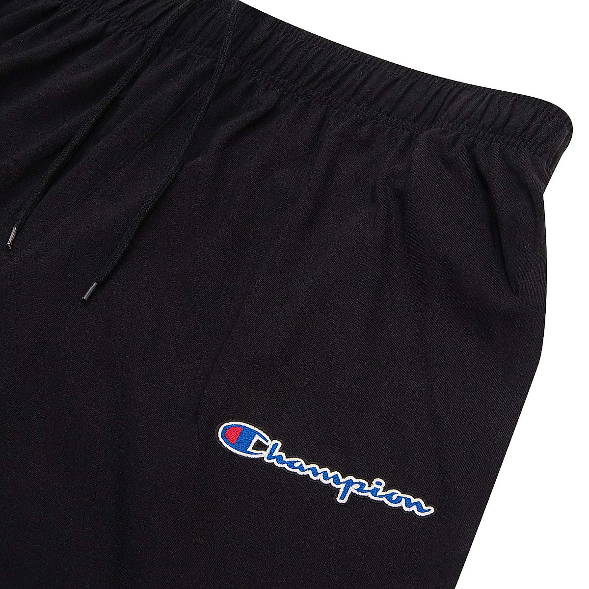 Champion Mens Big and Tall Lightweight Sweatpants Joggers, Mens Lounge Pants Black