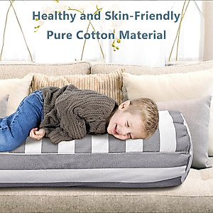 UVIAHOMI Stuffed Animal Storage Bean Bag Cover for Kids, Bean Bag Stuffed Animal Storage for Boys and Girls - Organize, Sit, Play, Box Help Promote Comfort - X-Large, Cylinder, Premium Cotton Canvas