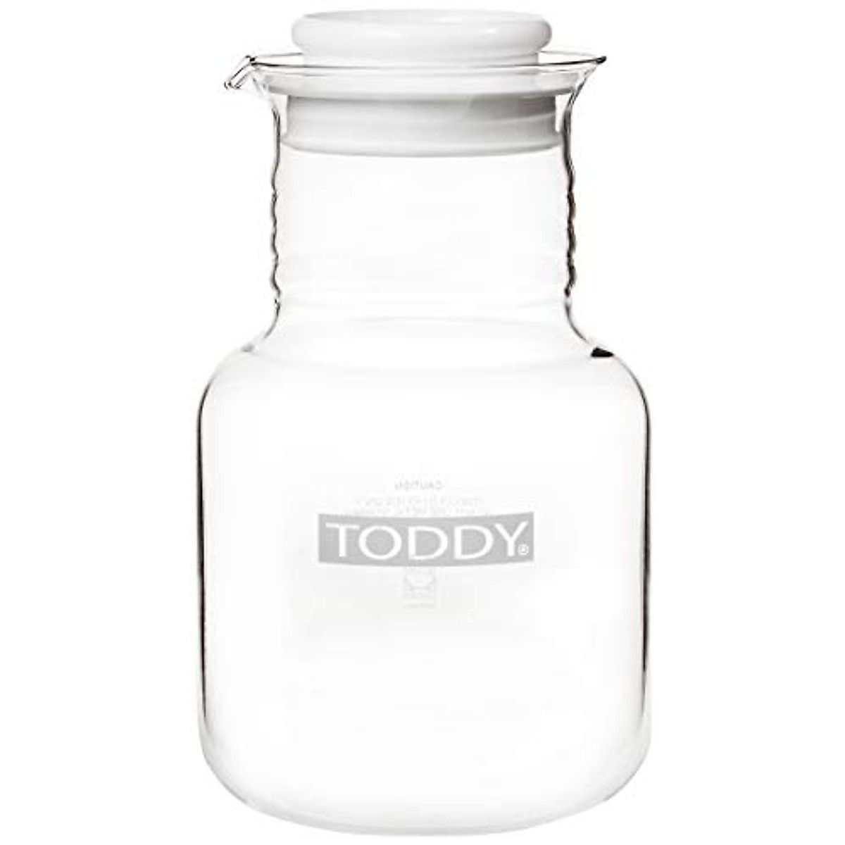 Toddy® Cold Brew System - Staycation Edition, white, 7.25 x 7.25 x 12.5 inches