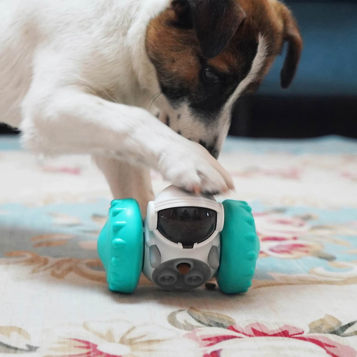 Treat Dispensing Dog Toys, Dog Puzzle Toys, Interactive Toys for Smart Small Medium Dogs, Puppy Toys for Boredom, Treat Dispenser Slow Feeder to Improve Pets Digestion Keep Them Busy (Blue)