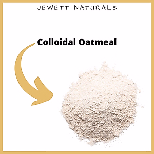 Jewett Naturals Soothing Colloidal Oatmeal Bar Soap- Eczema, Psoriasis 4.2 oz Natural- Fragrance Free- Oats Garden