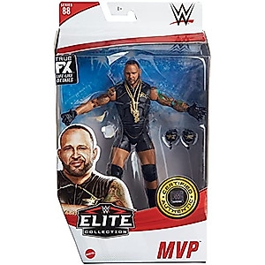 WWE MATTEL MVP Elite Collection Series 90 Action Figure 6 in Posable Collectible Gift Fans Ages 8 Years Old and Up​