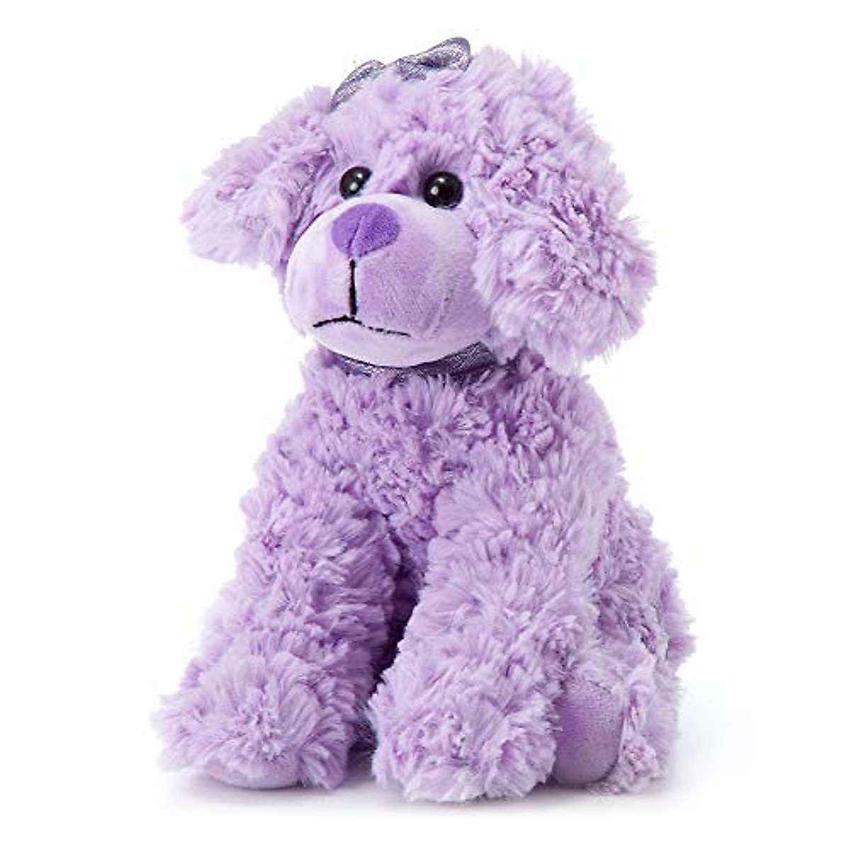 The Petting Zoo Scruffy Dog Stuffed Animal, Gifts for Girls, Purple Dog Plush Toy 9 Inches