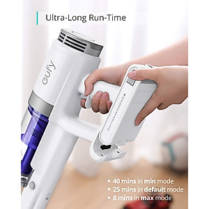 eufy by Anker, HomeVac S11 Go, Cordless Stick Vacuum Cleaner, Lightweight, Cordless, 120AW Suction Power, Detachable Battery, Cleans Carpet to Hard Floor