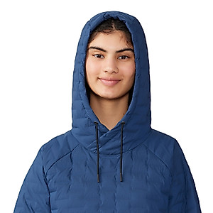 Mountain Hardwear Women's Stretchdown Light Pullover Hoody, Outer Dark, Small