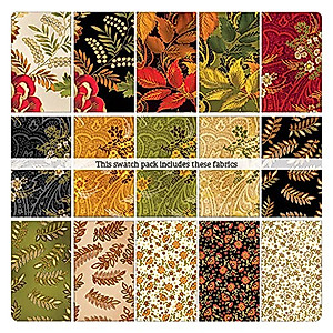Material maven Easy Quilt Kit Autumn Radiance Beautiful Radiance Fabrics by Benartex Full Size, Aqua/Purples