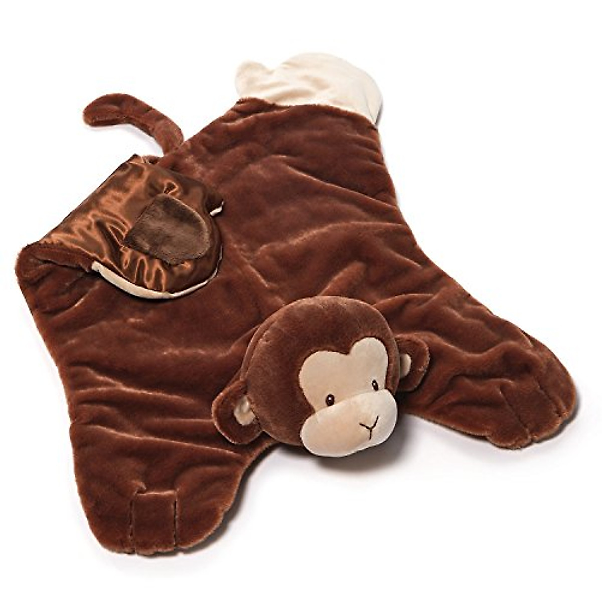 Gund Baby Nicky Noodle Monkey Comfy Cozy Baby Security Blanket