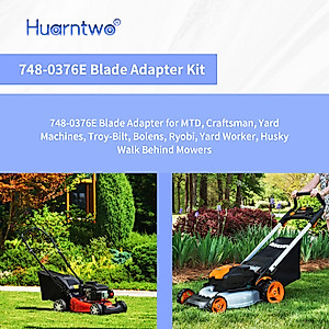 Huarntwo 710-1044, 736-0524B, 748-0376E New Mower Blade Adapter Kit for MTD