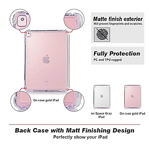 Valkit iPad Pro 9.7 Case 2016 (Old Model), Smart Slim Stand Translucent Frosted Back Cover for Apple iPad Pro 9.7 Inch (A1673 A1674 A1675) with Auto Wake/Sleep, Dark Purple