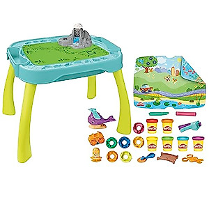 Play-Doh All-in-One Creativity Starter Station Activity Table, Preschool Toys for 3 Year Old Boys & Girls & Up, Starter Sets