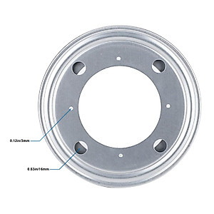 Dailydanny Lazy Susan Round Turntable Bearing - 5/16 Thick, Heavy Duty Ball Bearing Hardware Mechanism 2 Pack (8 inch（700lb Capacity）)