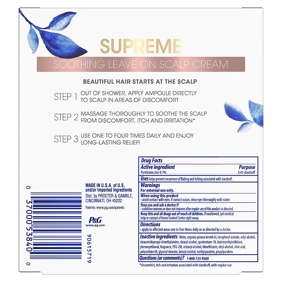 Head & Shoulders Scalp Treatment 0.5 Fl Oz, 3 Count