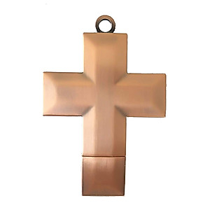 HUNTER ACTION Diamond Jewelry Cross 64GB USB 2.0 Flash Disk Thumb Drive USB Flash Drives U Disk USB Disk Metal USB Flash Drive with Necklace Keychain Design