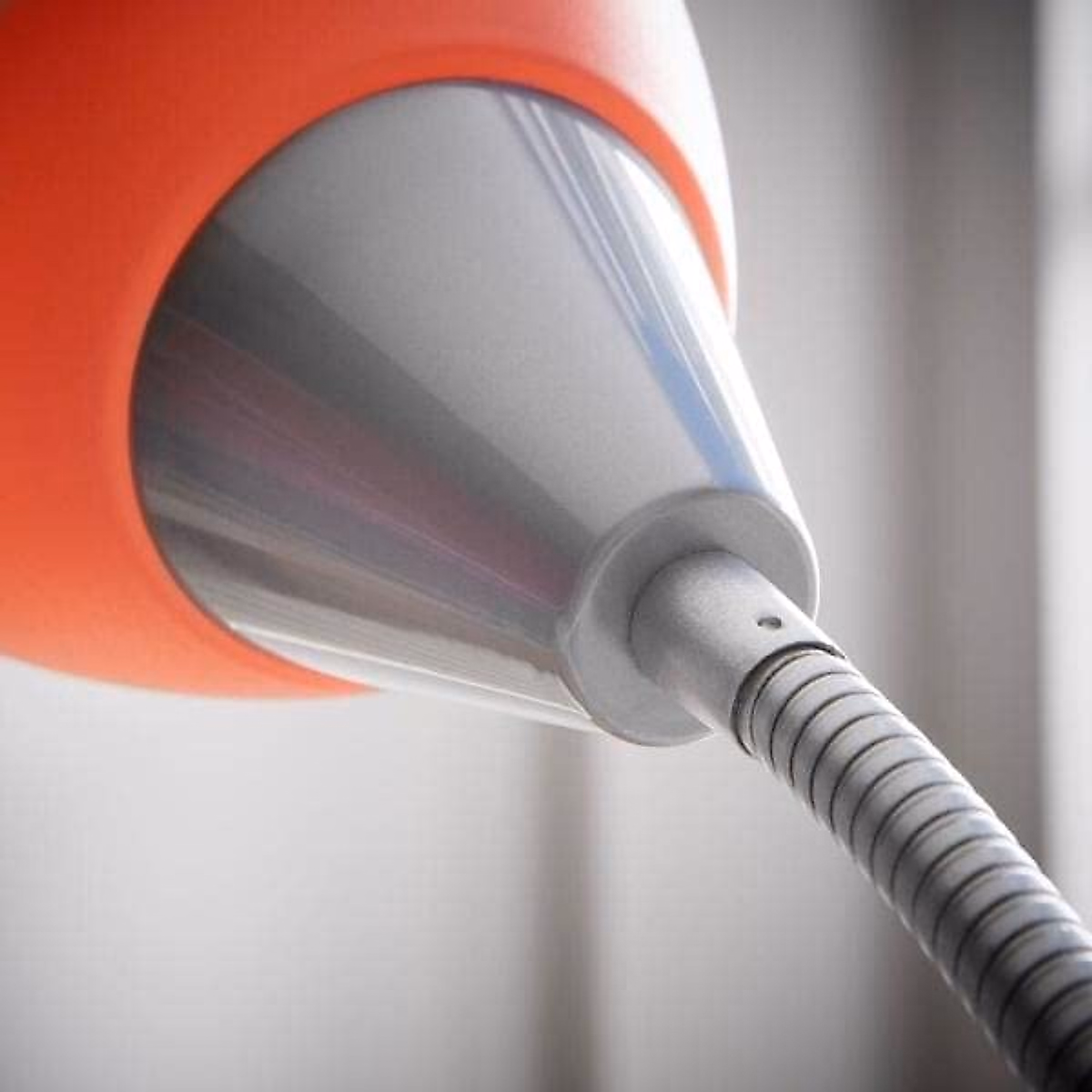 Medusa Multi Head Standing Lamp Bedroom Light with 5 Adjustable Multi-Colored Acrylic Reading Shades - 5 Light Floor Lamp Adjustable Lamp (Silver)