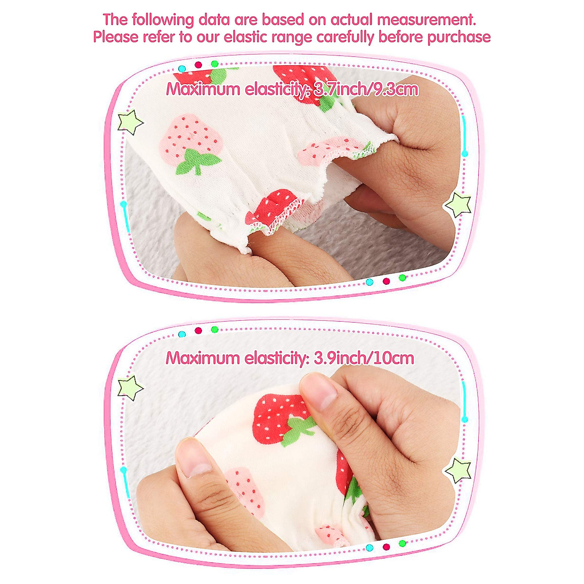 20 Pairs Newborn Baby No Scratch Mittens Unisex Baby Cotton Gloves Infant Toddler Mitts Set for 0-6 Months Baby Boys and Girls