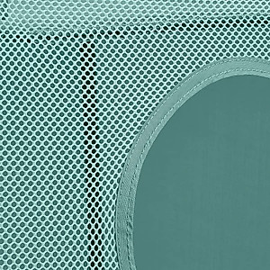 Storage with compartments, turquoise organiz (polyester)