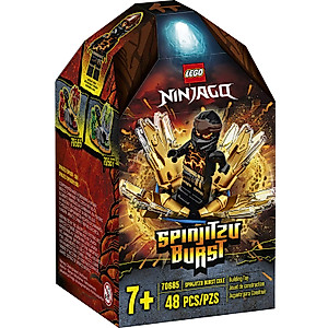LEGO NINJAGO Spinjitzu Burst - Cole 70685 NINJAGO Accessory Set Building Kit Featuring Ninja Minifigure (48 Pieces)