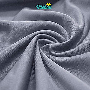 Square Playard/Playpen Fitted Sheets, Perfect for New Room2 / TotBloc Portable Playard, 2 Pack, Ultra Soft Microfiber, Fitted Playpen Sheet, Grey.