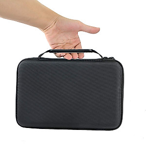 co2CREA Organizer Storage Case for Household Batteries AA Double A/AAA Triple A Everyday Alkaline Battery, Hard Battery Organizer Storage Box, Carrying Case Bag Holder - Holds 116 Batteries