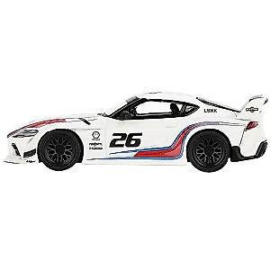 TSM Model GR Supra LB Works 26 White Martini Racing Limited Edition to 3600 Pieces Worldwide 1/64 Diecast Model Car by True