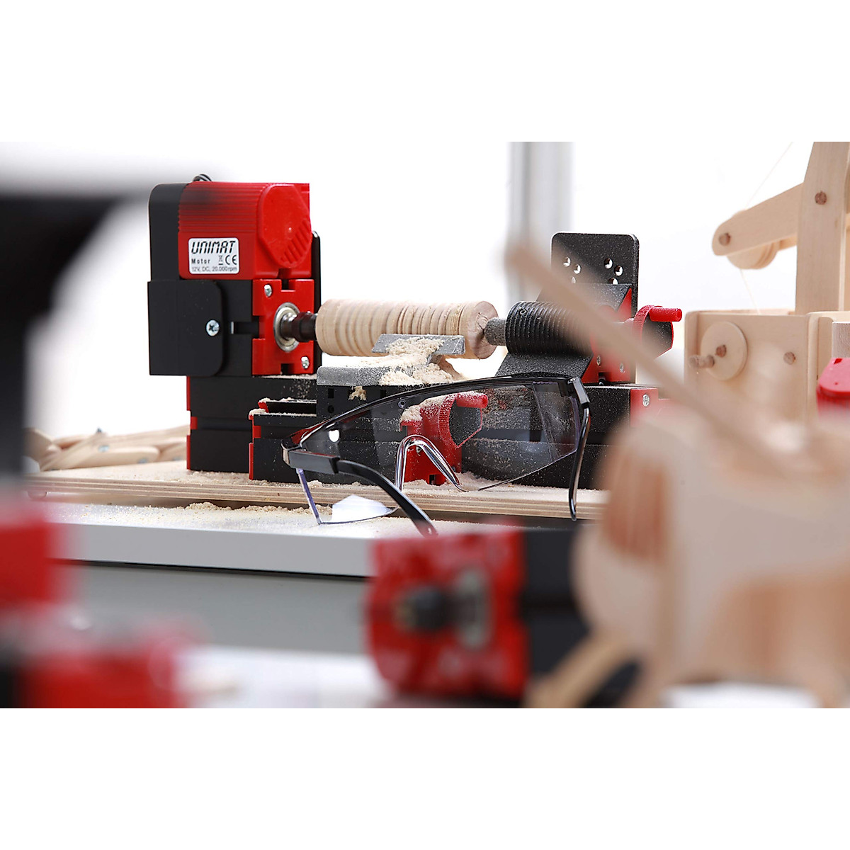 TheCoolTool Unimat 1 Basic 4-in-1 Multi-Functional Child Friendly Woodworking Kit